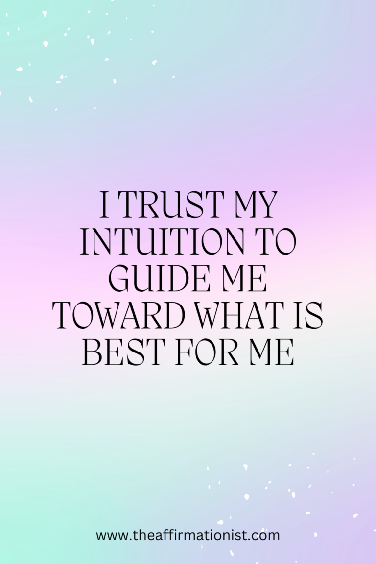 Affirmations for Enhancing Intuition: Trusting Your Inner Voice – The ...