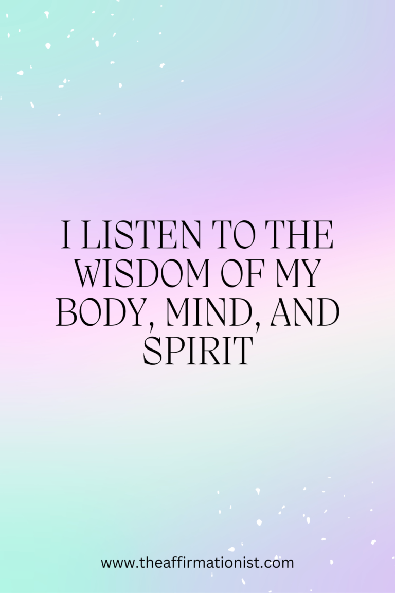 Affirmations for Enhancing Intuition: Trusting Your Inner Voice – The ...