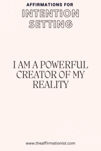 The Power of Intention Setting: Manifesting Your Desires – The ...