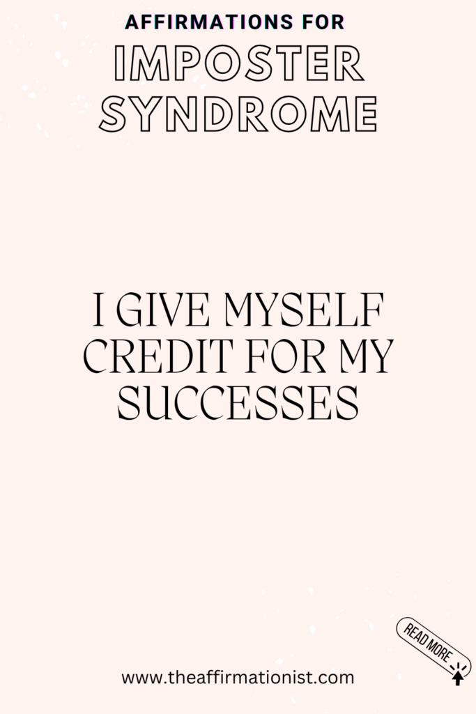 Affirmations for Overcoming Imposter Syndrome – The Affirmationist