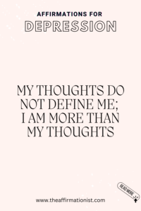 Affirmations for Depression: Finding Hope and Cultivating Joy – The ...