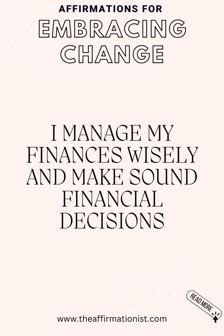 Embracing Change and Transformation with Affirmations: A Guide to ...